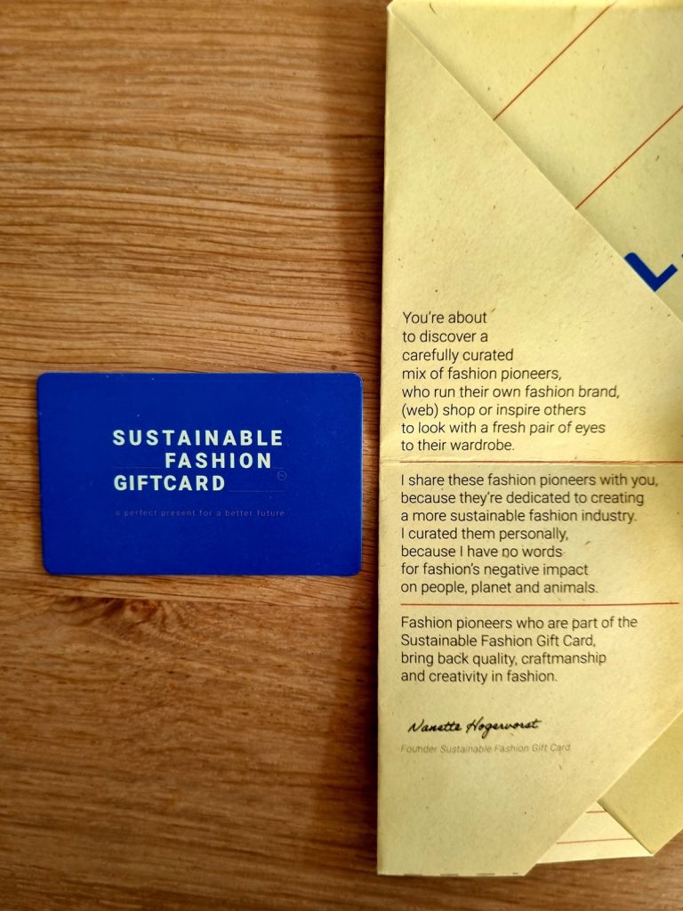 Duurzame kleding met een Sustainable Fashion Gift Card - www ...